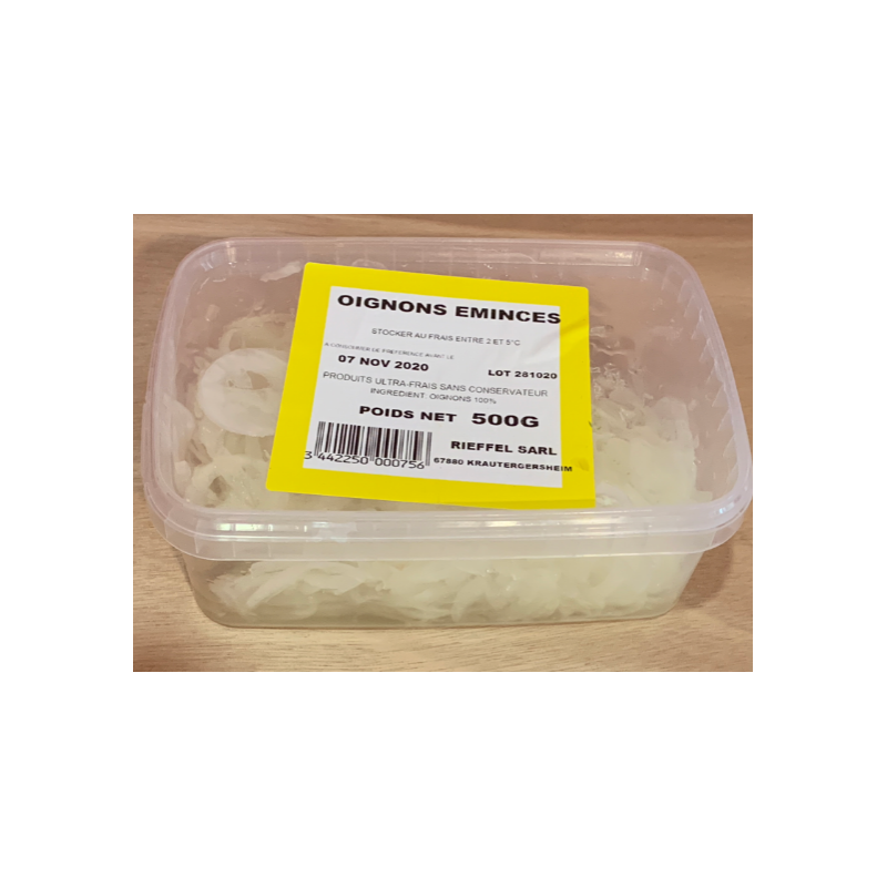 Oignons coupé frais - Tradi-pâtes
